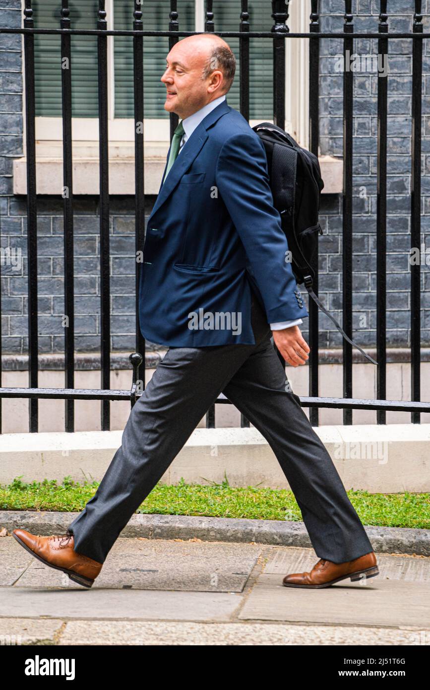 LONDON, UK. 19 April, 2022 . Andrew Griffith Director of the Number 10 ...