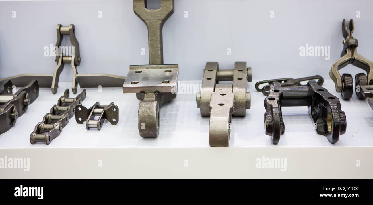 Industrial roller chain parts for CNC machine Stock Photo - Alamy