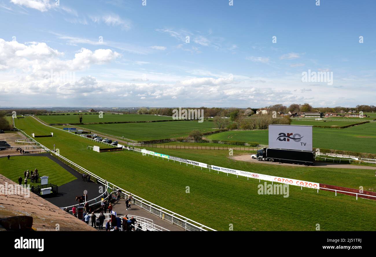 General view of Sedgefield Racecourse. Picture date: Tuesday April 19 ...