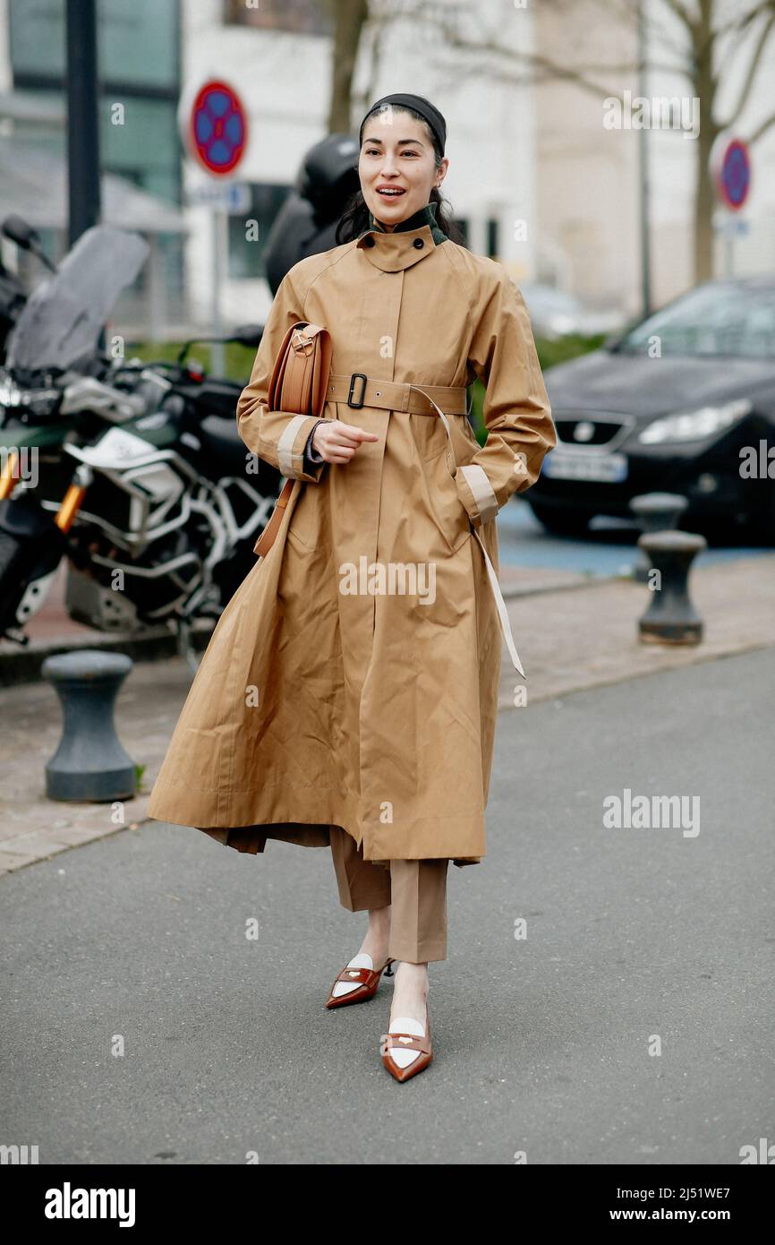 Street style, Caroline Issa arriving at Coperni Fall-Winter 2022-2023 ...
