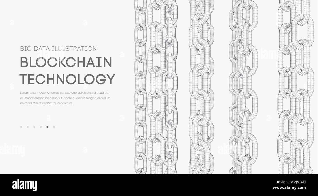 Blockchain digital technology. Big data vector background. Cryptocurrency technology vector ...