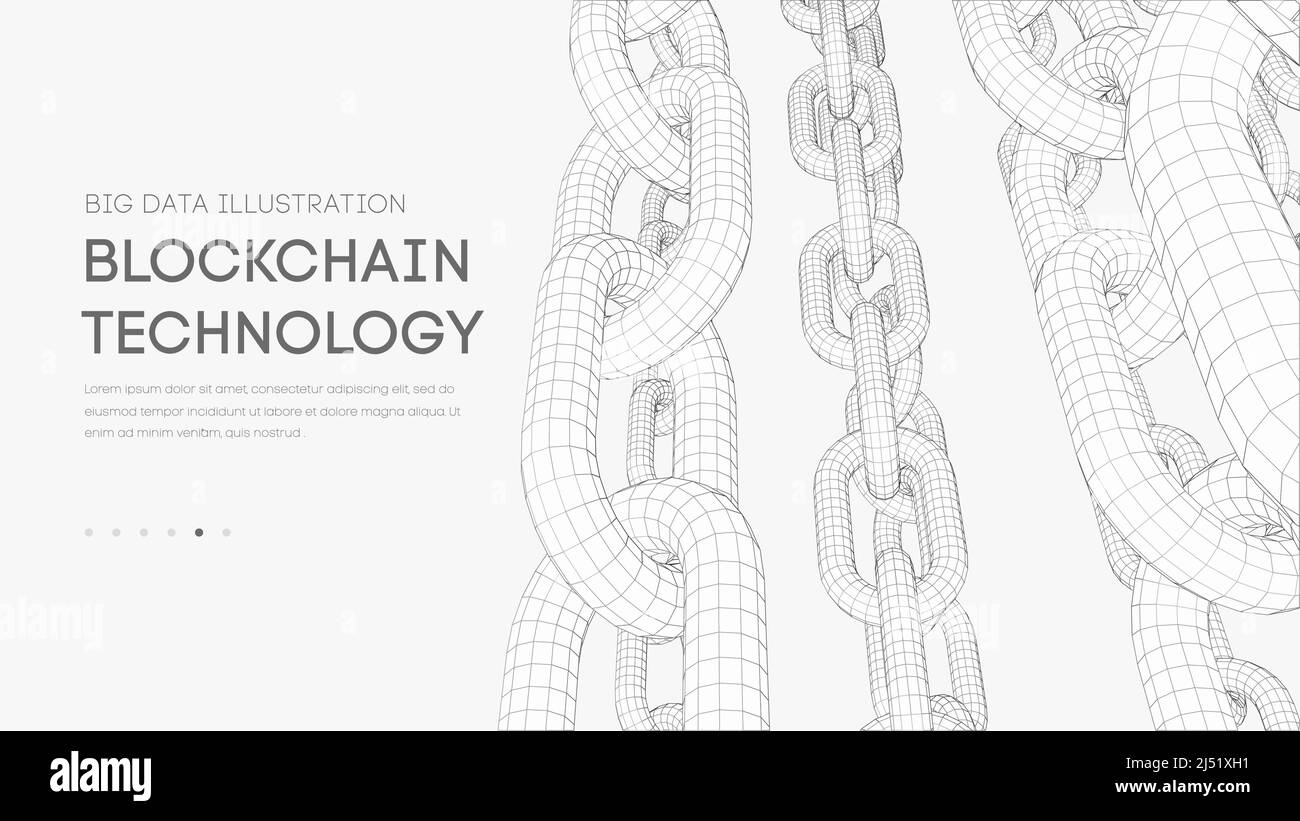 Blockchain digital technology. Big data vector background. Cryptocurrency technology vector ...