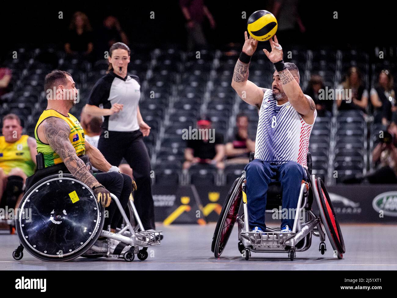 2022-04-19 14:20:00 THE HAGUE - French and Australian wheelchair rugby ...