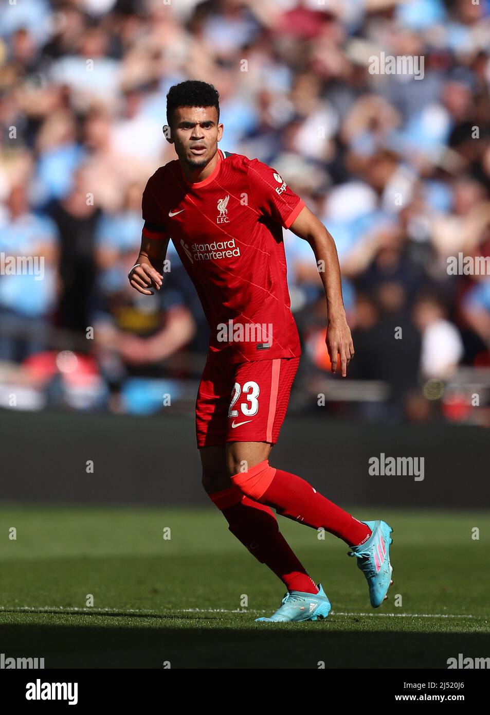 Luis Diaz of Liverpool - Manchester City v Liverpool, The Emirates FA ...