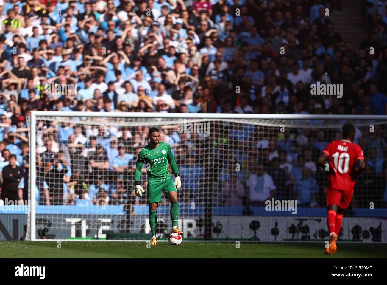 Zack Steffen of Manchester City - Manchester City v Liverpool, The ...