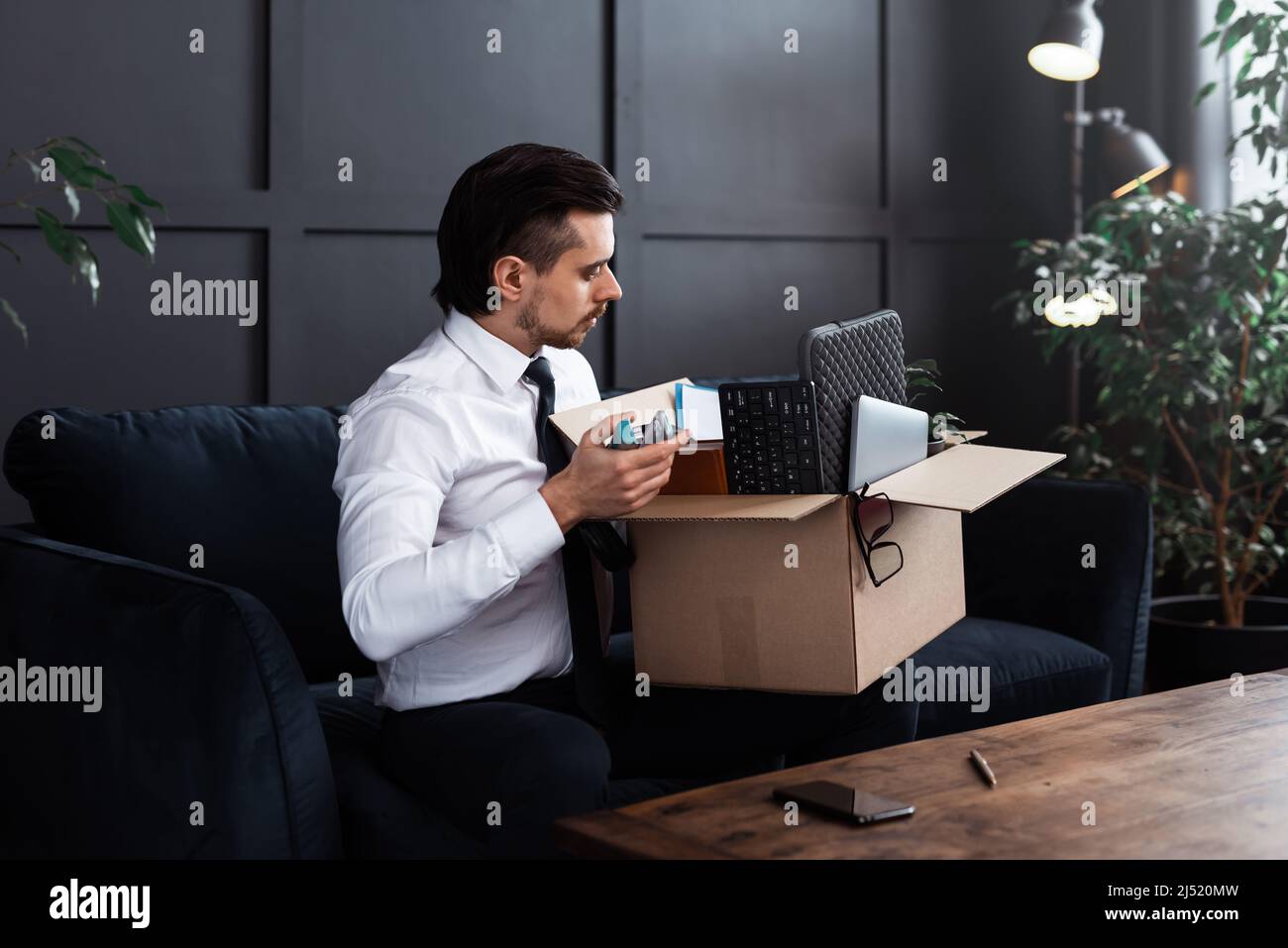 Concept business people getting fired hi-res stock photography and ...