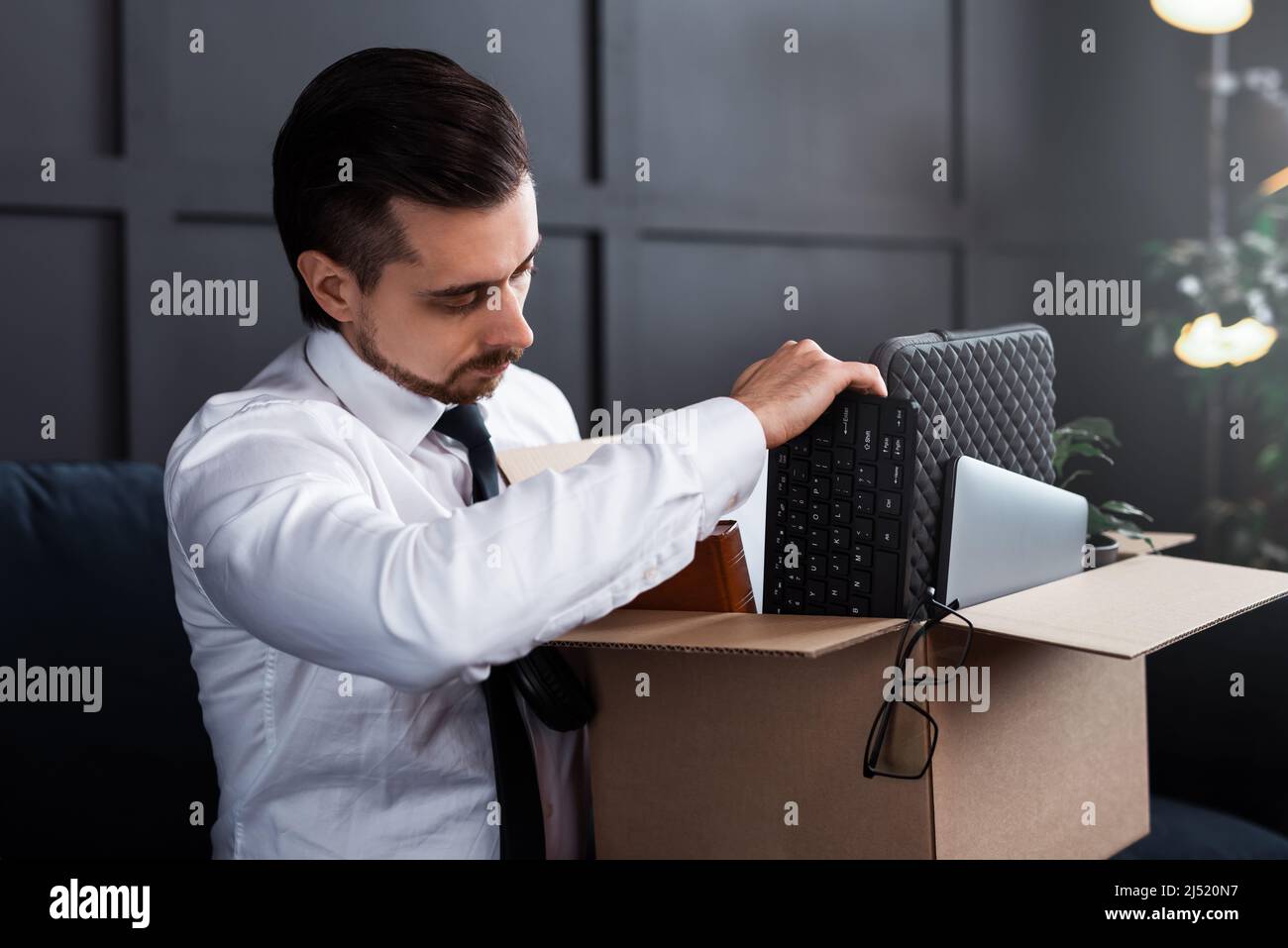 Concept business people getting fired hi-res stock photography and ...