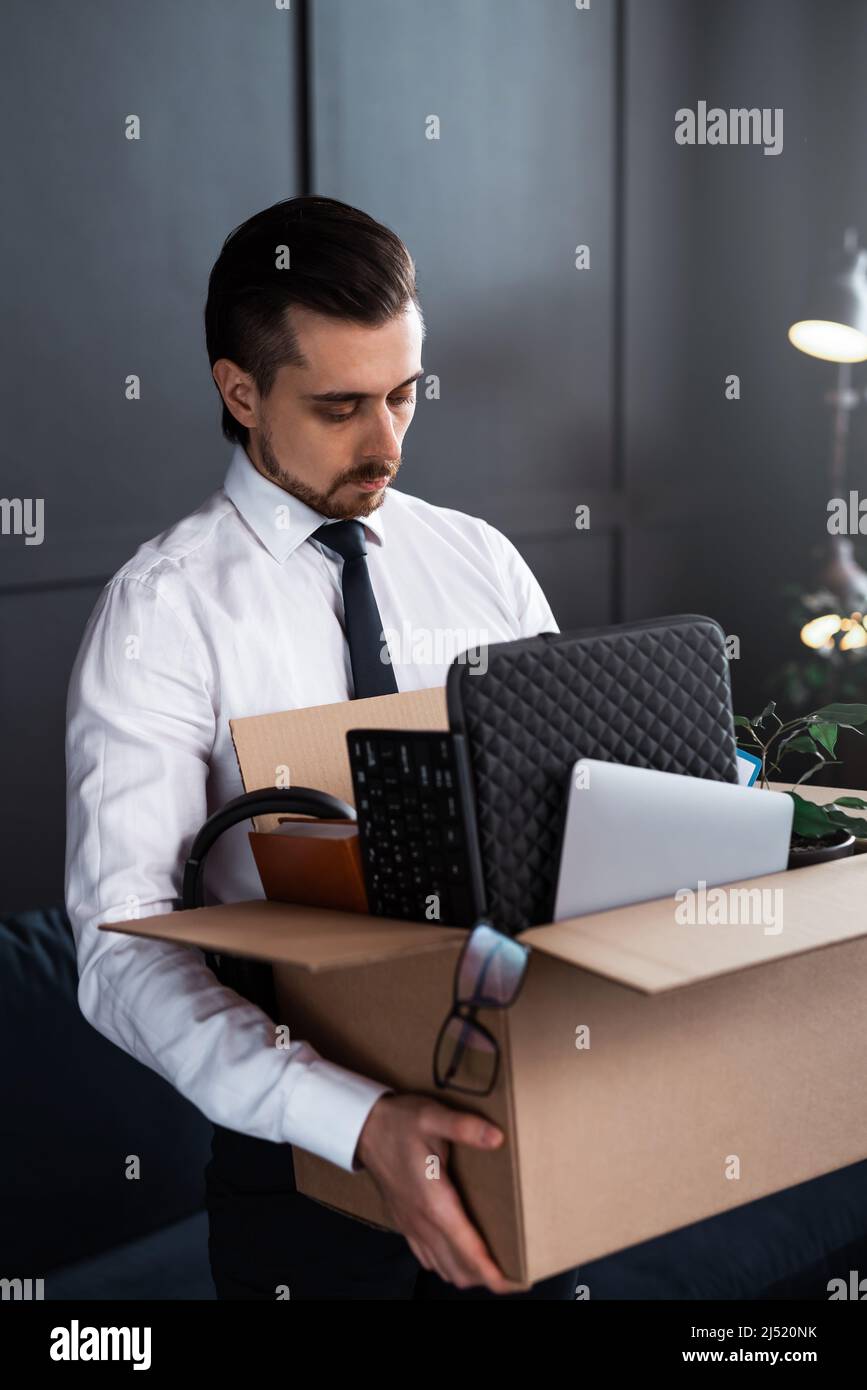 Concept business people getting fired hi-res stock photography and ...