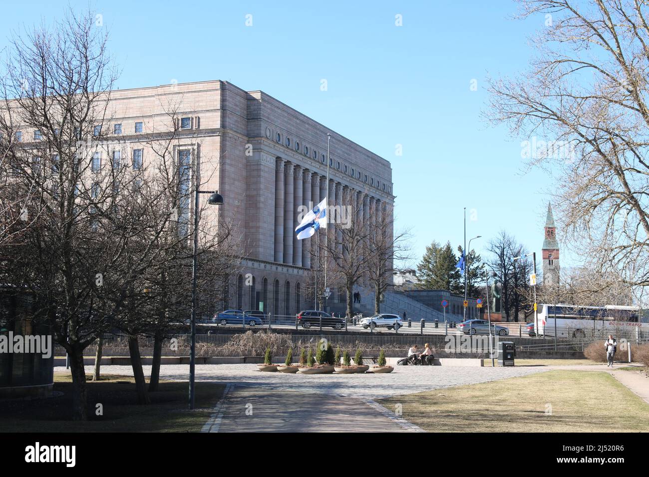 Parliament of Finland honouring dead MP Ilkka Kanerva.19.4.2022 ...