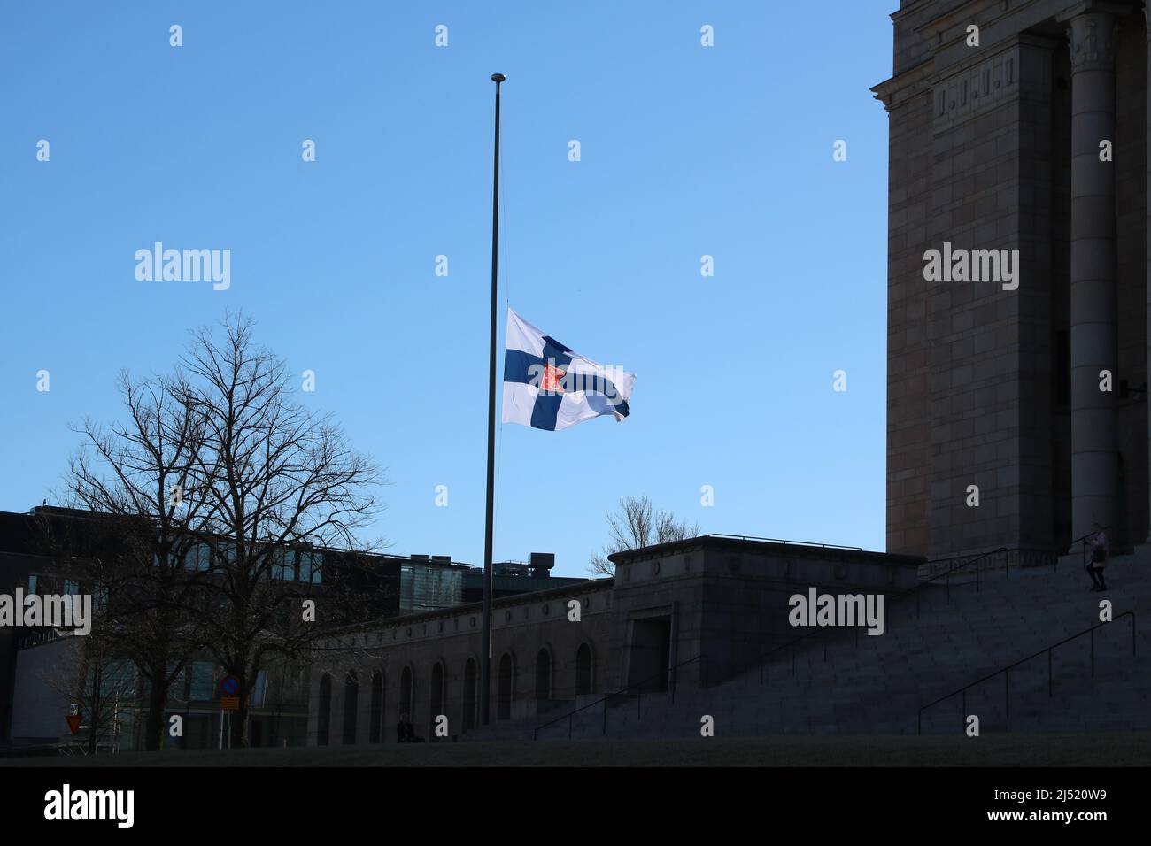 Parliament of Finland honouring dead MP Ilkka Kanerva.19.4.2022 ...