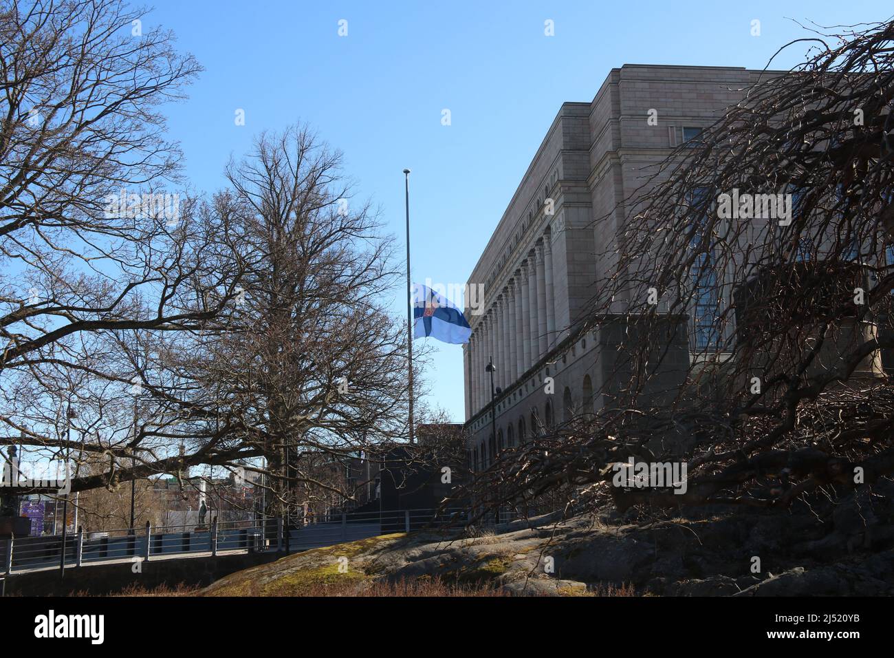 Parliament of Finland honouring dead MP Ilkka Kanerva.19.4.2022 ...