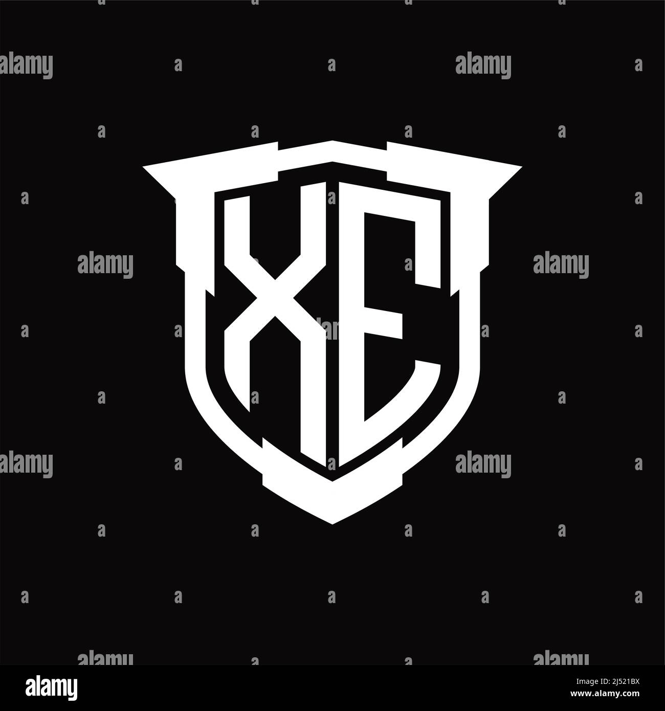 Letter xe logo Stock Vector Images - Alamy