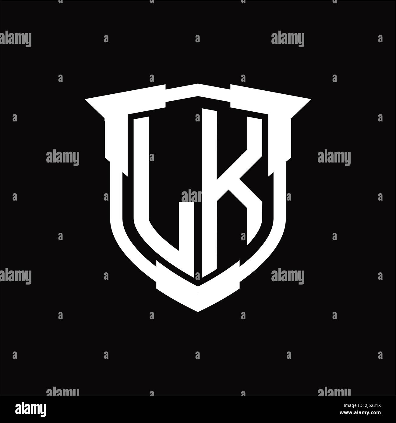 Letter lk vector vectors hi-res stock photography and images - Alamy