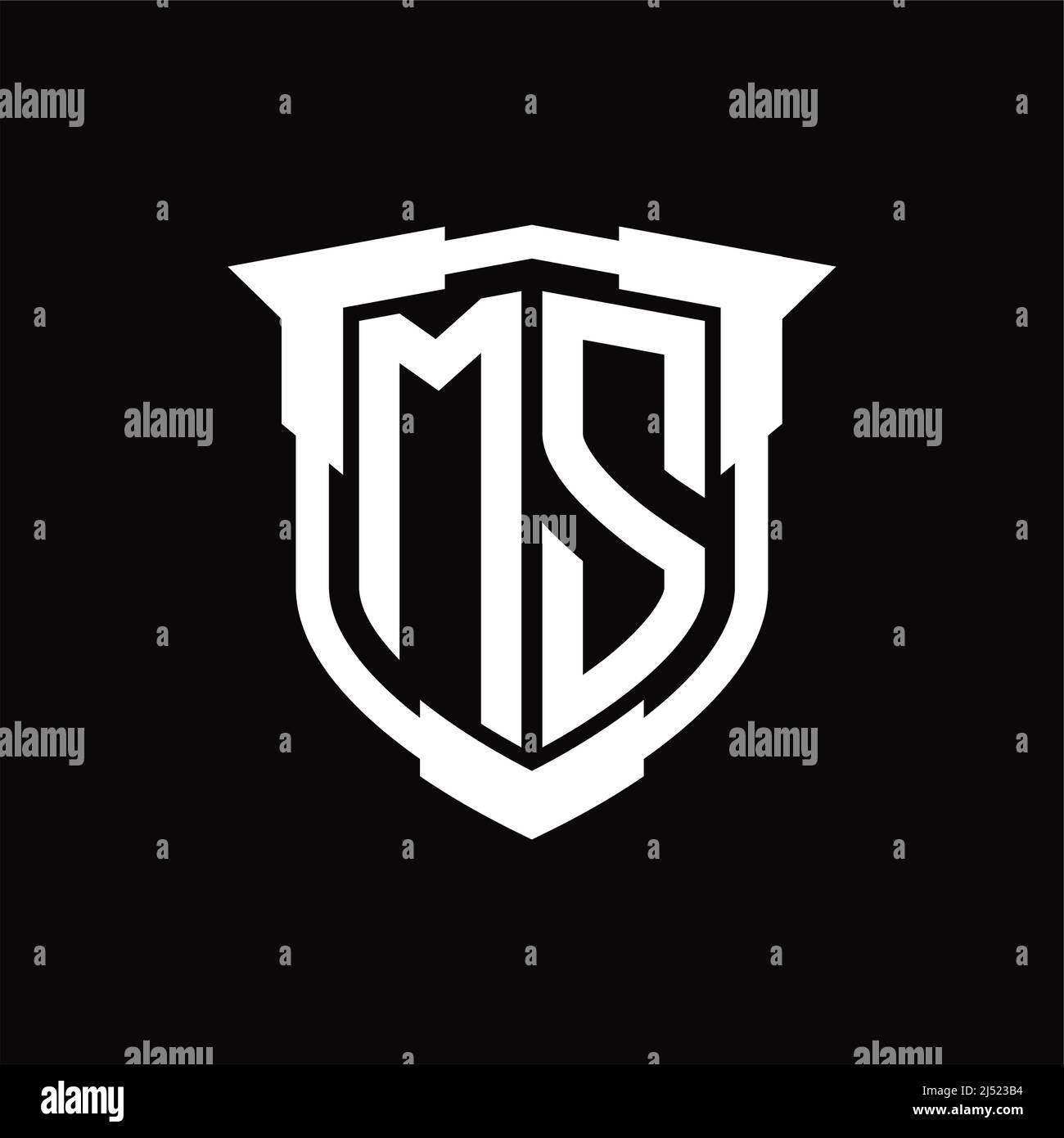 Ms letter Stock Vector Images - Alamy