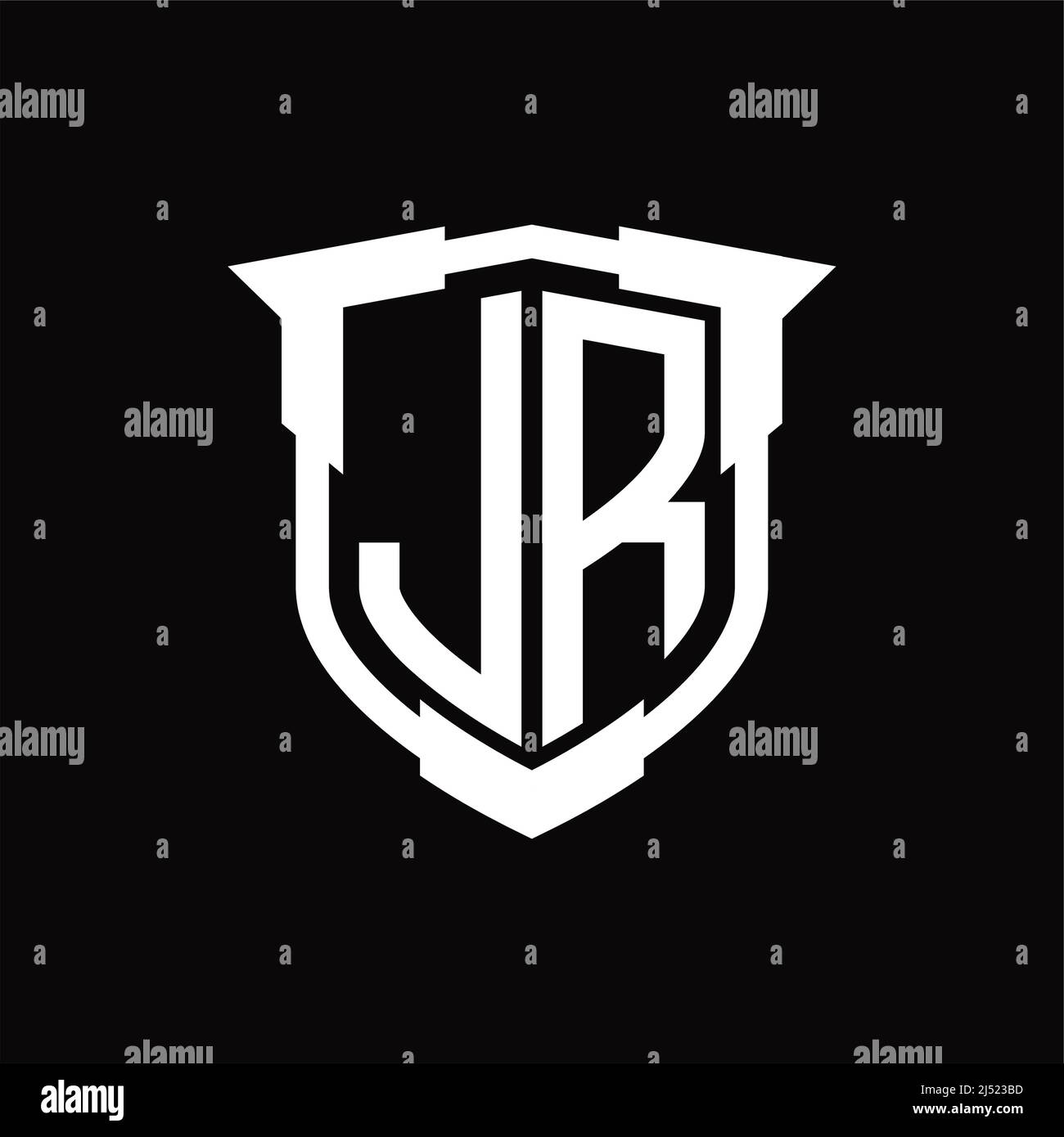 Jr template Stock Vector Images - Alamy