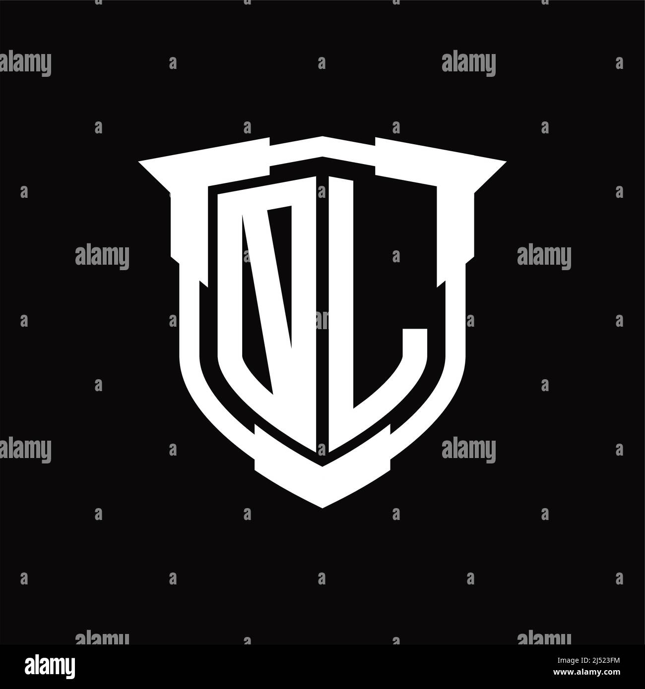 OL Logo monogram letter with shield shape design template Stock Vector Image & Art - Alamy