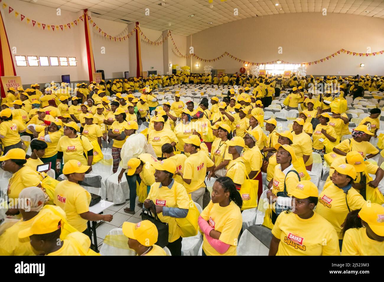 Johannesburg, South Africa - September 17, 2015: African community ...