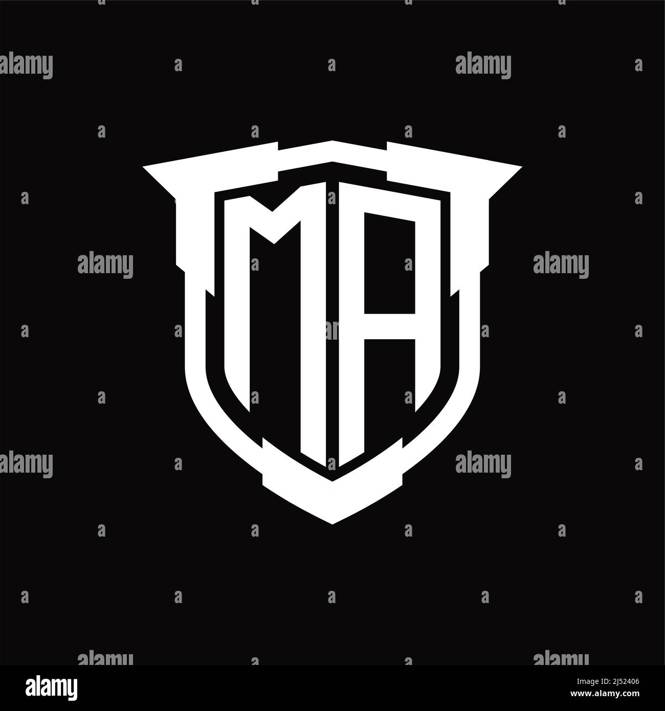 Letter ma vector vectors hi-res stock photography and images - Alamy