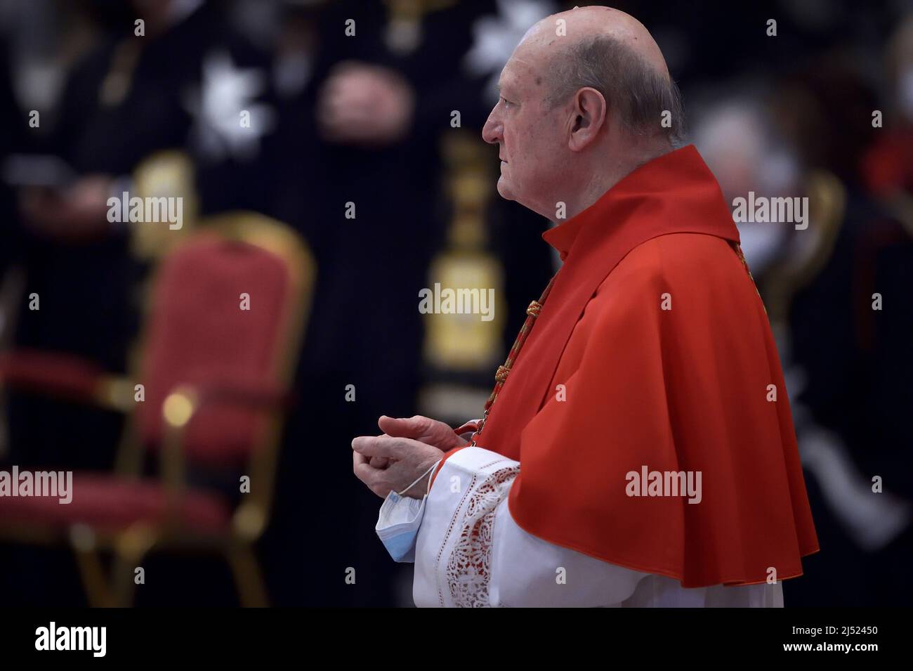 Vatican City State, Vatikanstadt. 15th Apr, 2022. Cardinal Gianfranco ...