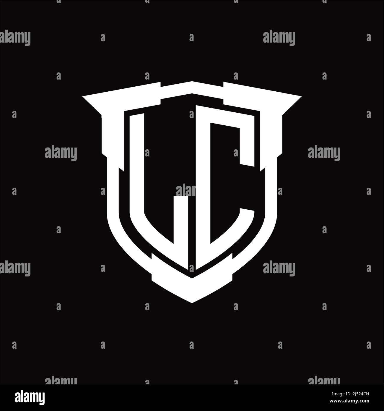 Letter lc vector vectors hi-res stock photography and images - Alamy