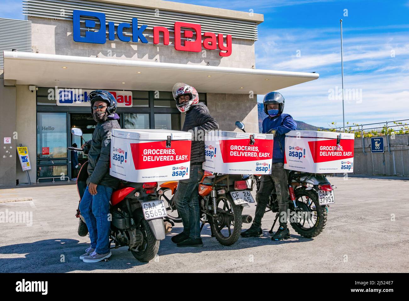 Cape Town, South Africa - September 9, 2021: Express Service delivery ...