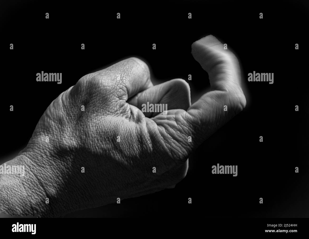 Crooking finger hi-res stock photography and images - Alamy