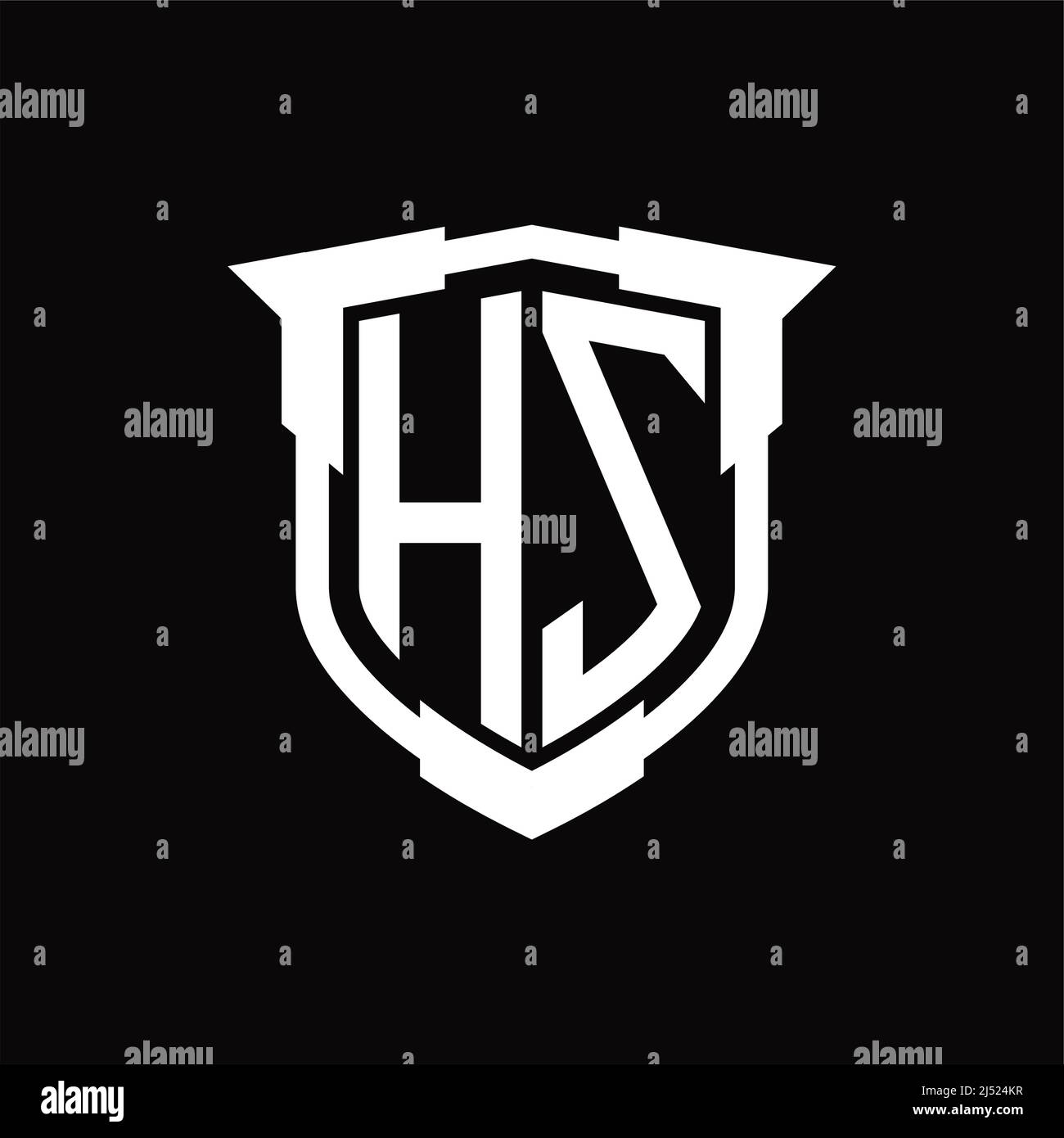 HZ Logo monogram letter with shield shape design template Stock Vector Image & Art - Alamy