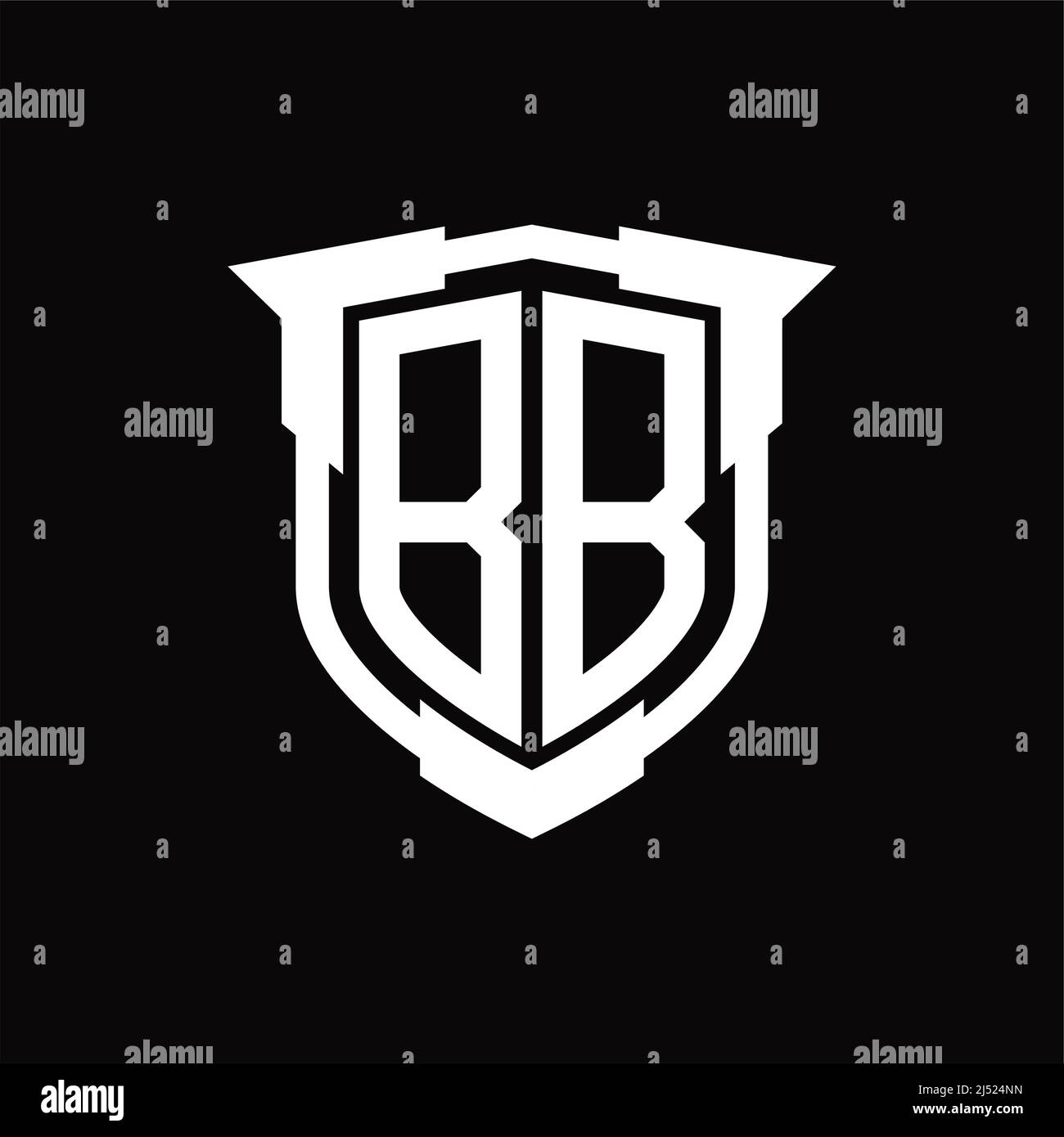 Initial letter bb Stock Vector Images - Alamy