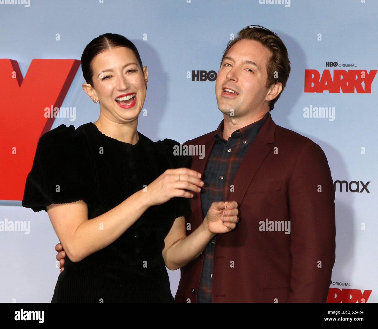 Los Angeles, CA. 18th Apr, 2022. Jessy Hodges, Beck Bennett at arrivals ...