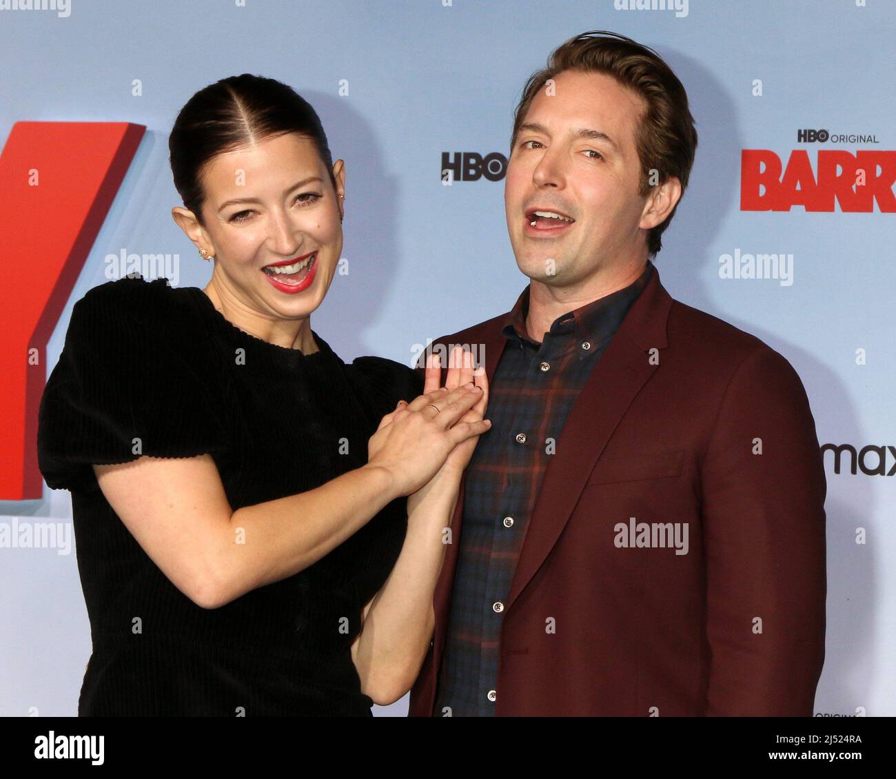 Los Angeles, CA. 18th Apr, 2022. Jessy Hodges, Beck Bennett at arrivals ...