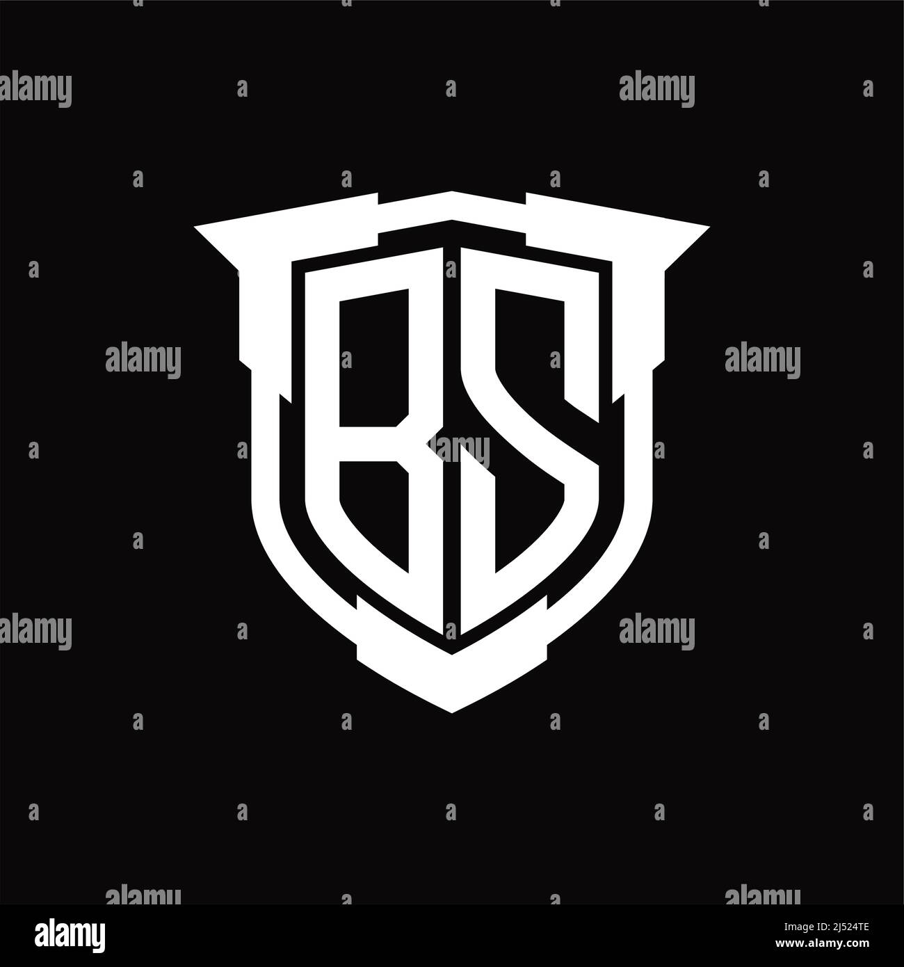 Initial letter bs hi-res stock photography and images - Alamy