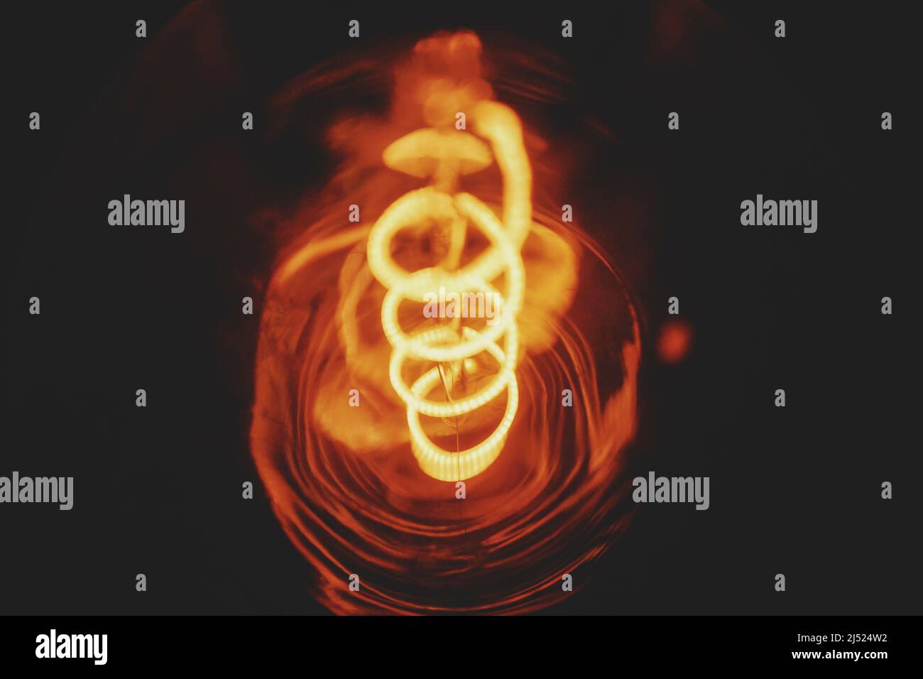 Led spiral filament bulb hi-res stock photography and images - Alamy