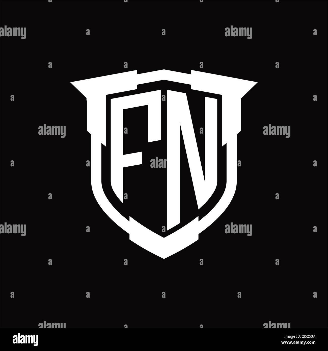 Letter fn Stock Vector Images - Alamy