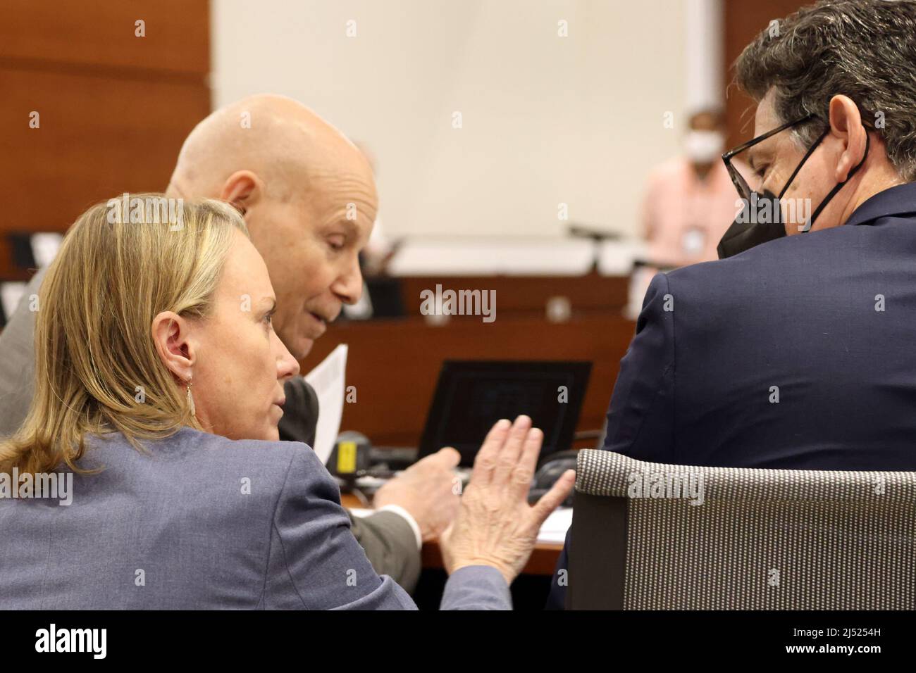 USA. 04th Apr, 2022. Assistant public defender Melisa McNeill, left ...
