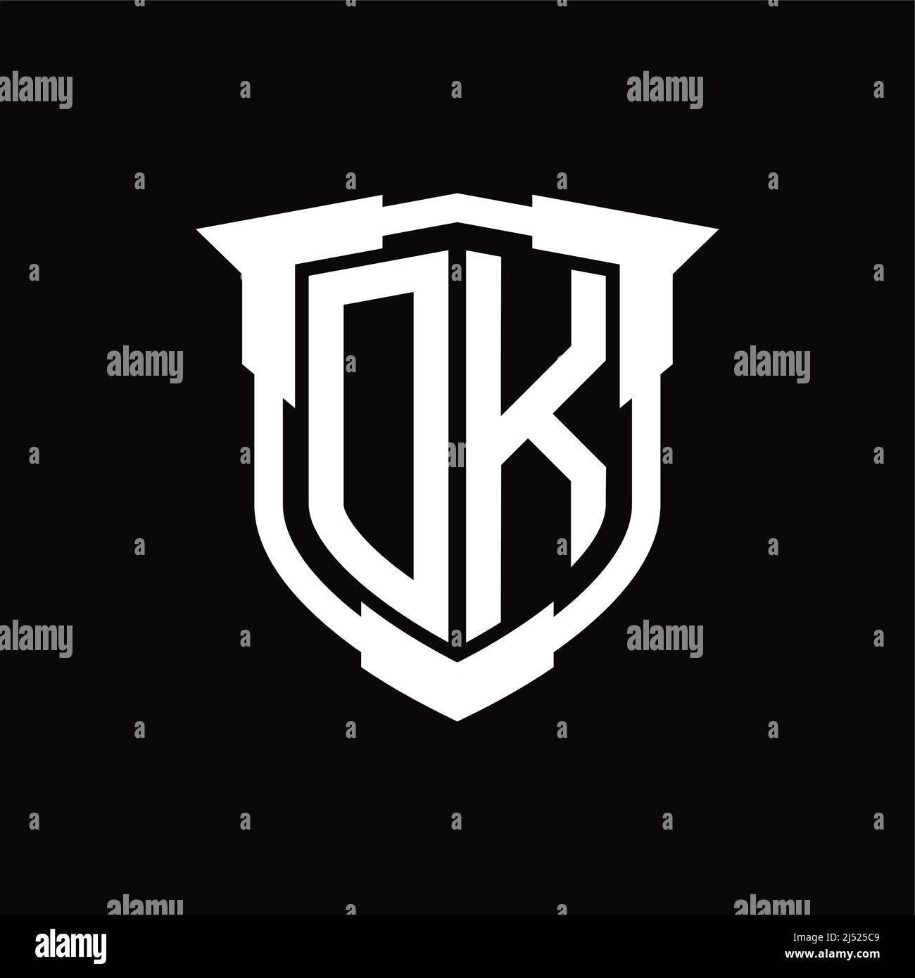 Dk logo Stock Vector Images - Alamy