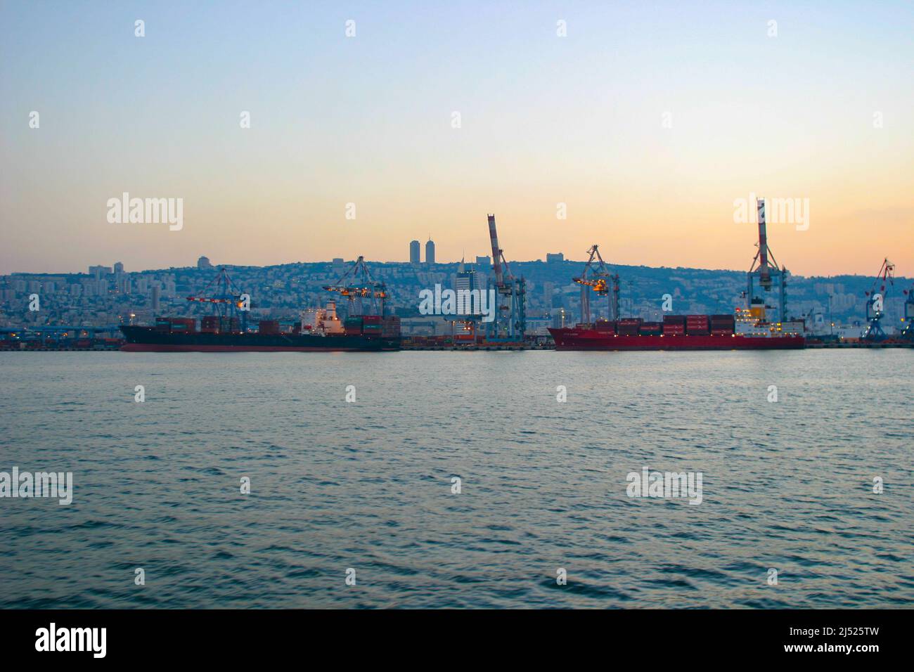 Port of Haifa Stock Photo - Alamy