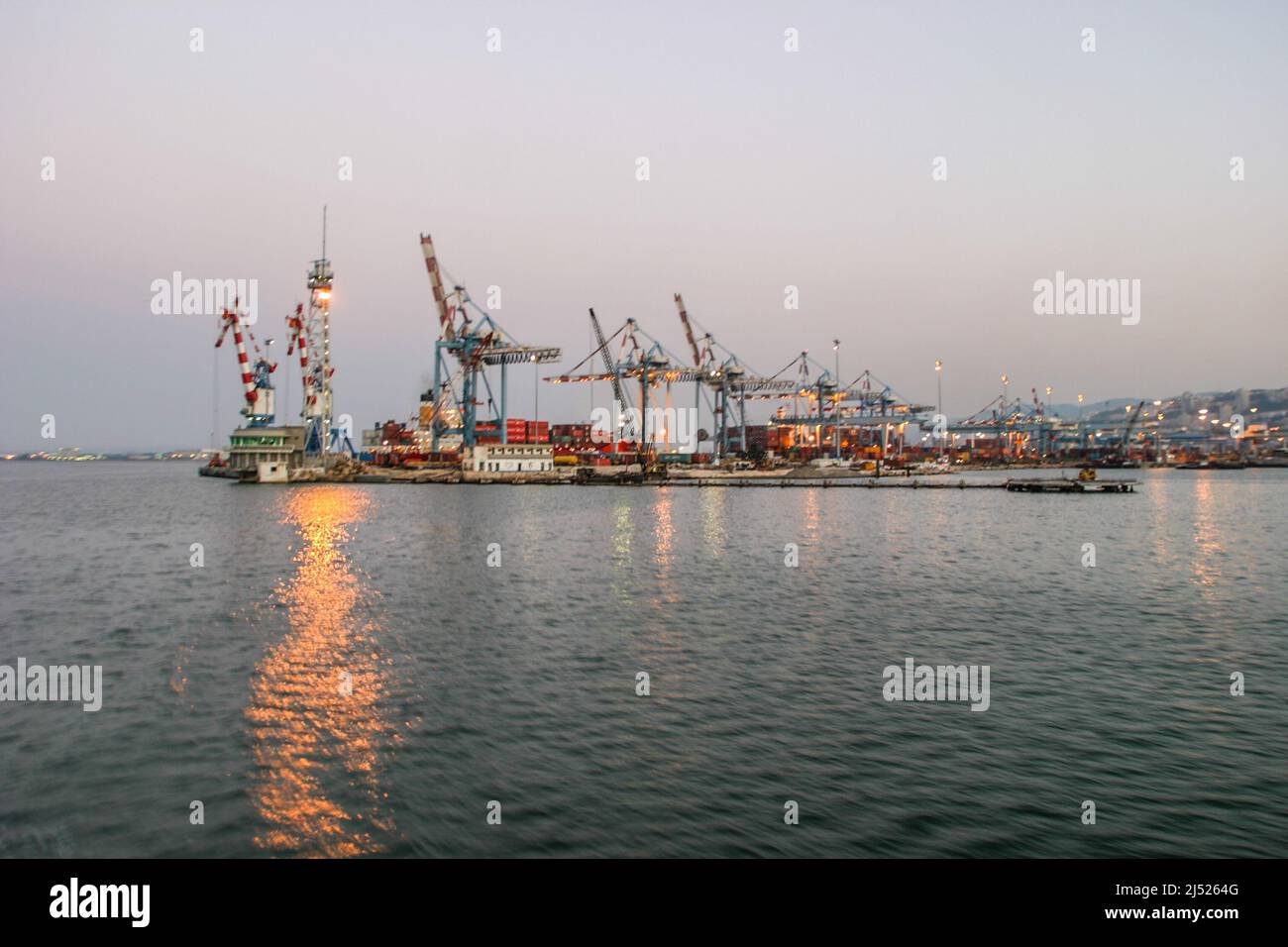 Port of Haifa Stock Photo - Alamy