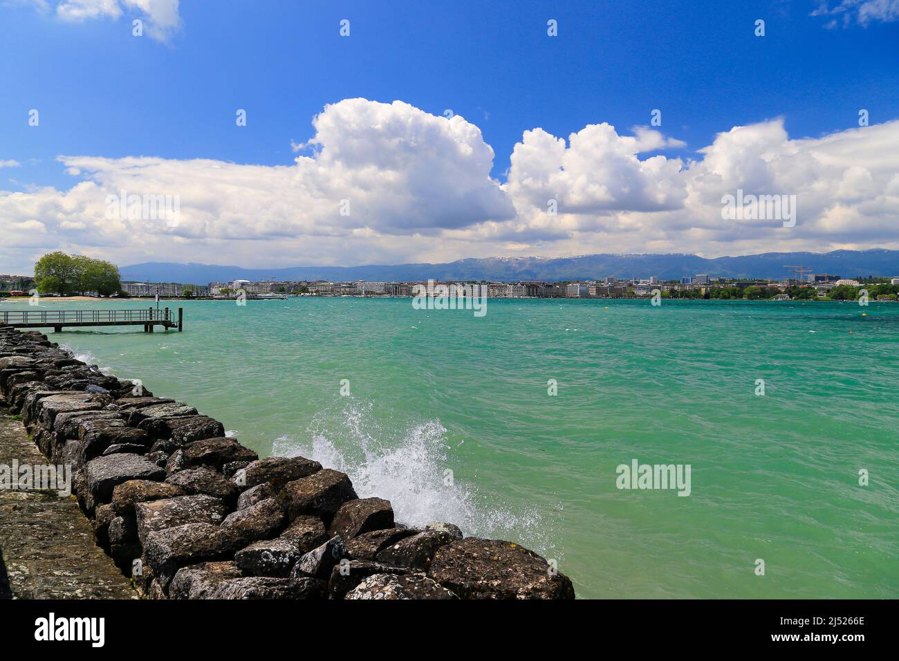 Lac Leman - Lake Geneva, Switzerland Stock Photo - Alamy