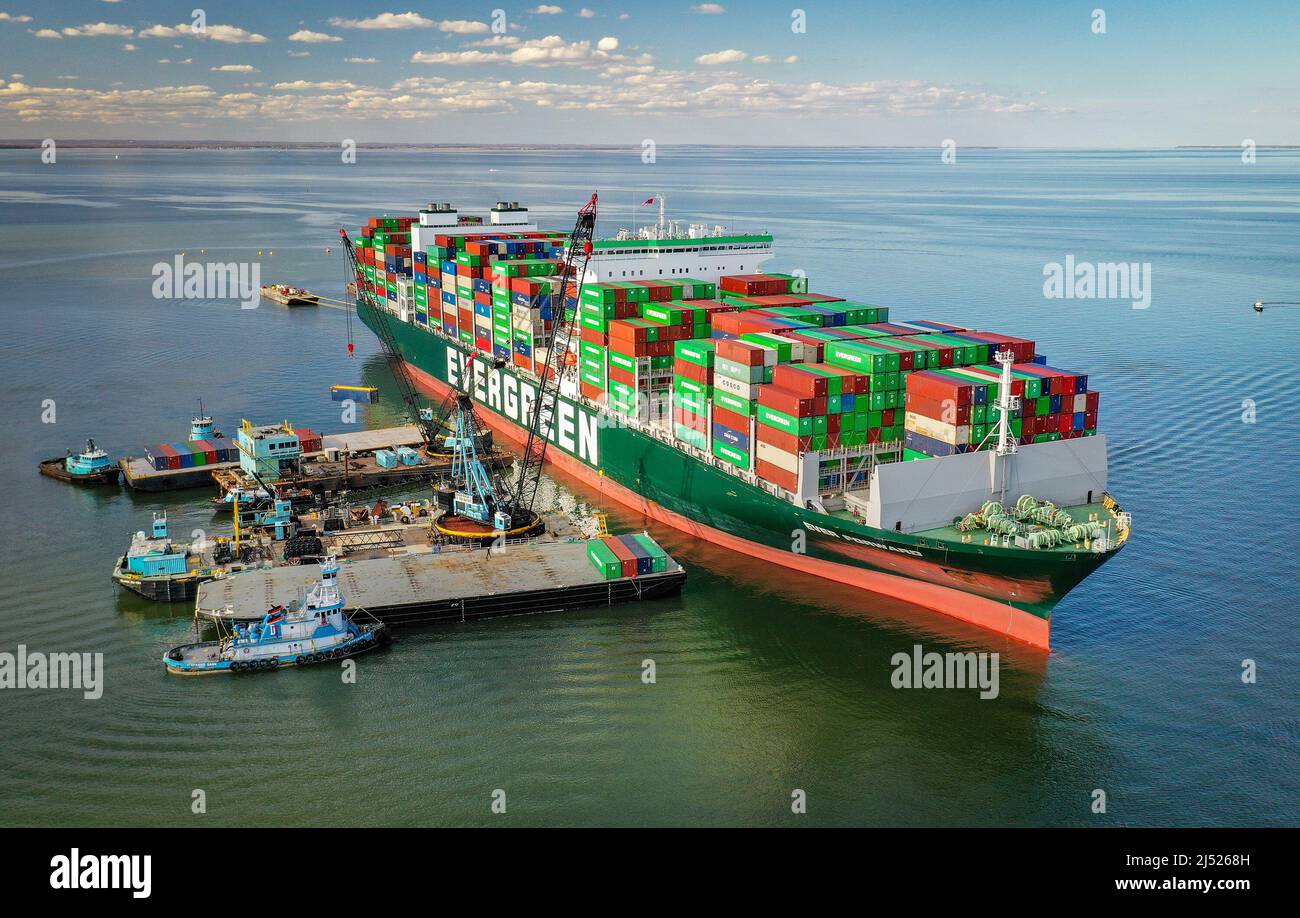 More than a month after running aground outside the shipping channel ...