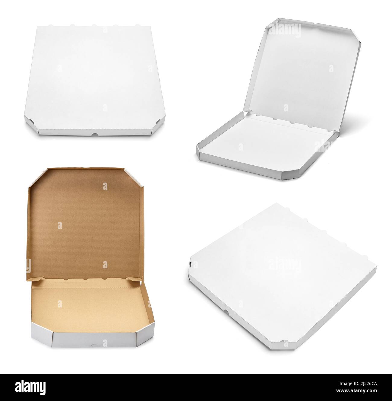 pizza box food cardboard delivery package Stock Photo - Alamy