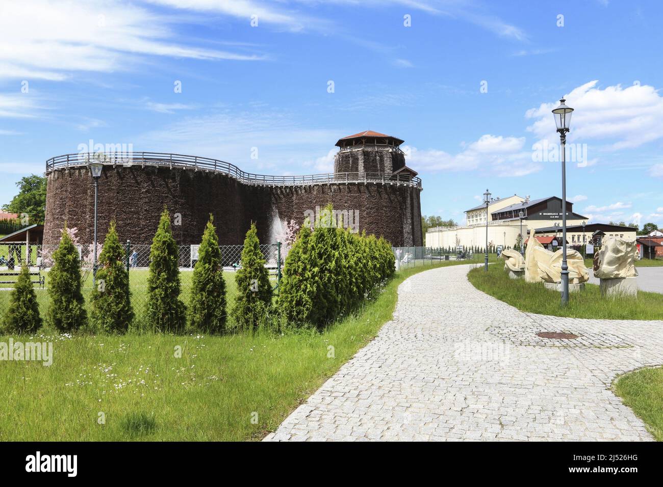 Graduation tower in Wieliczka, Poland Stock Photo - Alamy