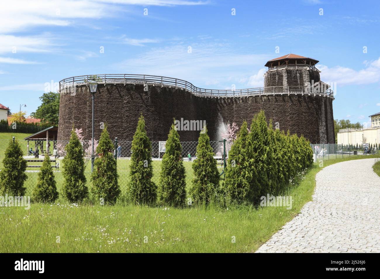Graduation tower in Wieliczka, Poland Stock Photo - Alamy
