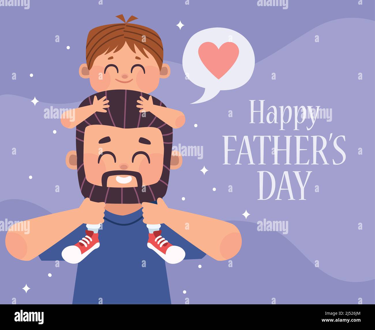 fathers day lettering card Stock Vector Image & Art - Alamy
