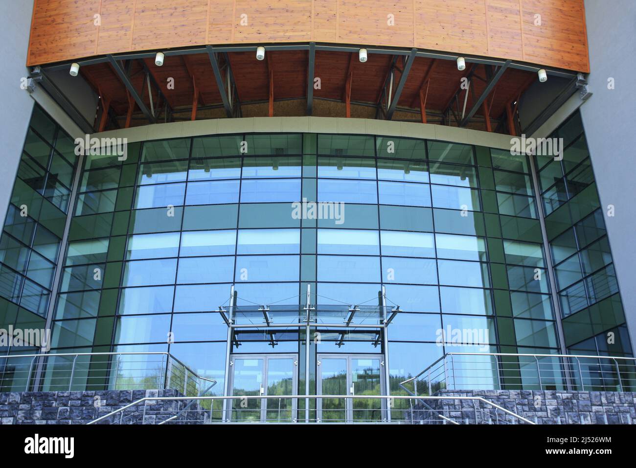 Glass facade of modern building. Graphic resources Stock Photo - Alamy