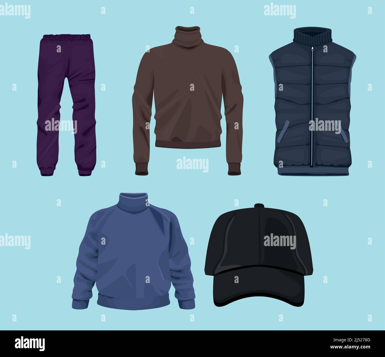 five wear clothes Stock Vector Image & Art - Alamy