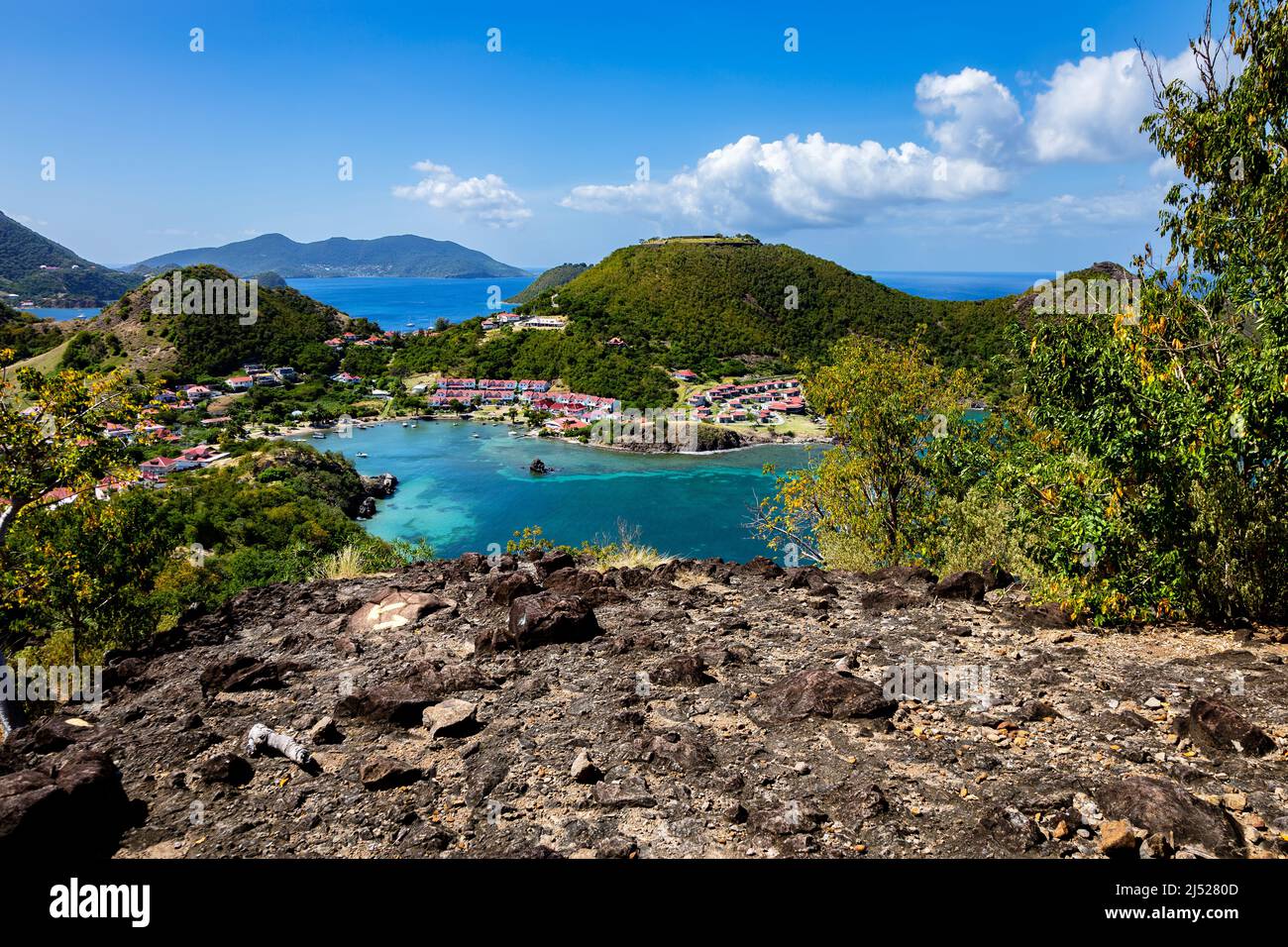 Bay of Marigot, Terre-de-Haut, Iles des Saintes, Les Saintes ...