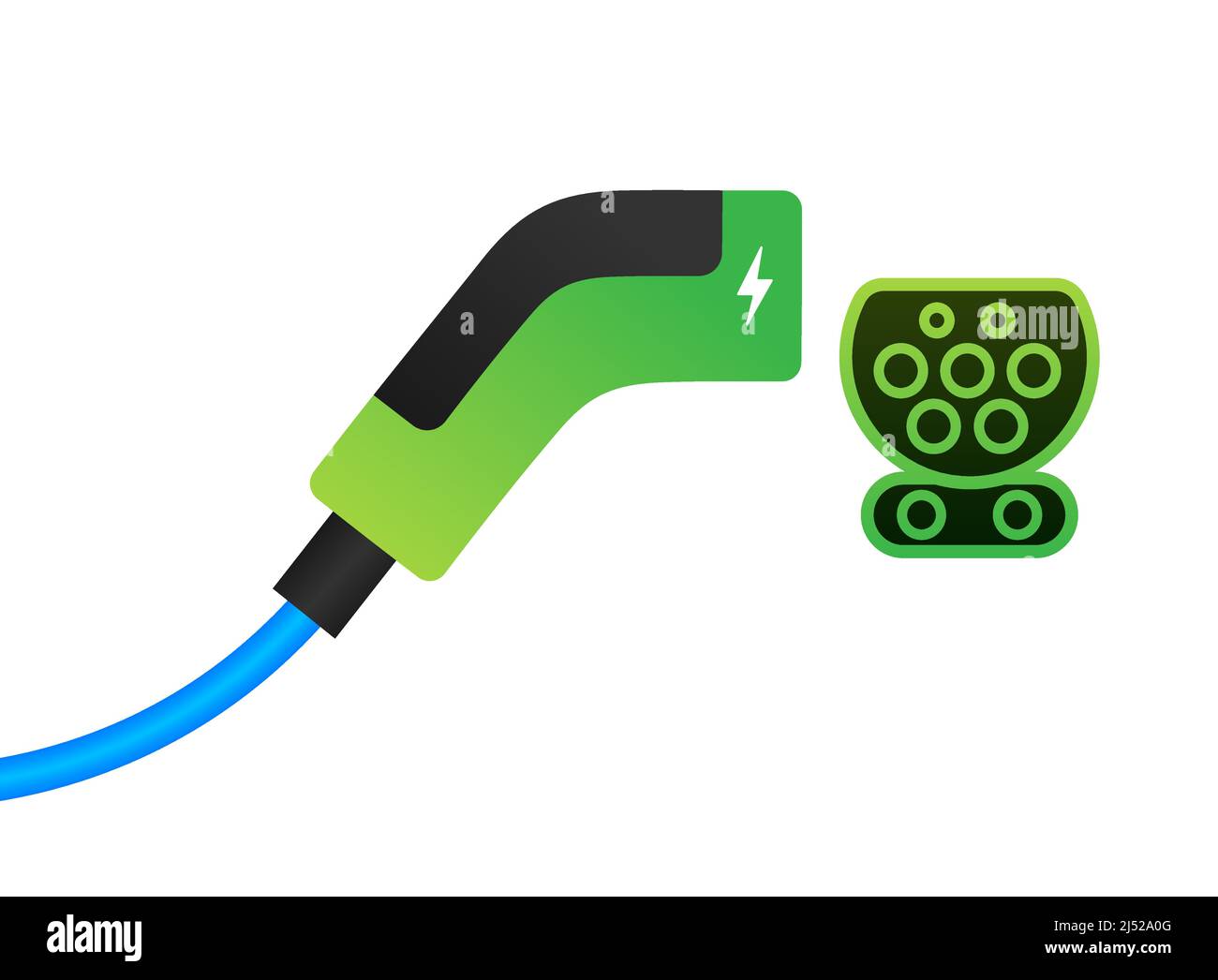 EV charging station banner. Vector stock illustration Stock Vector ...