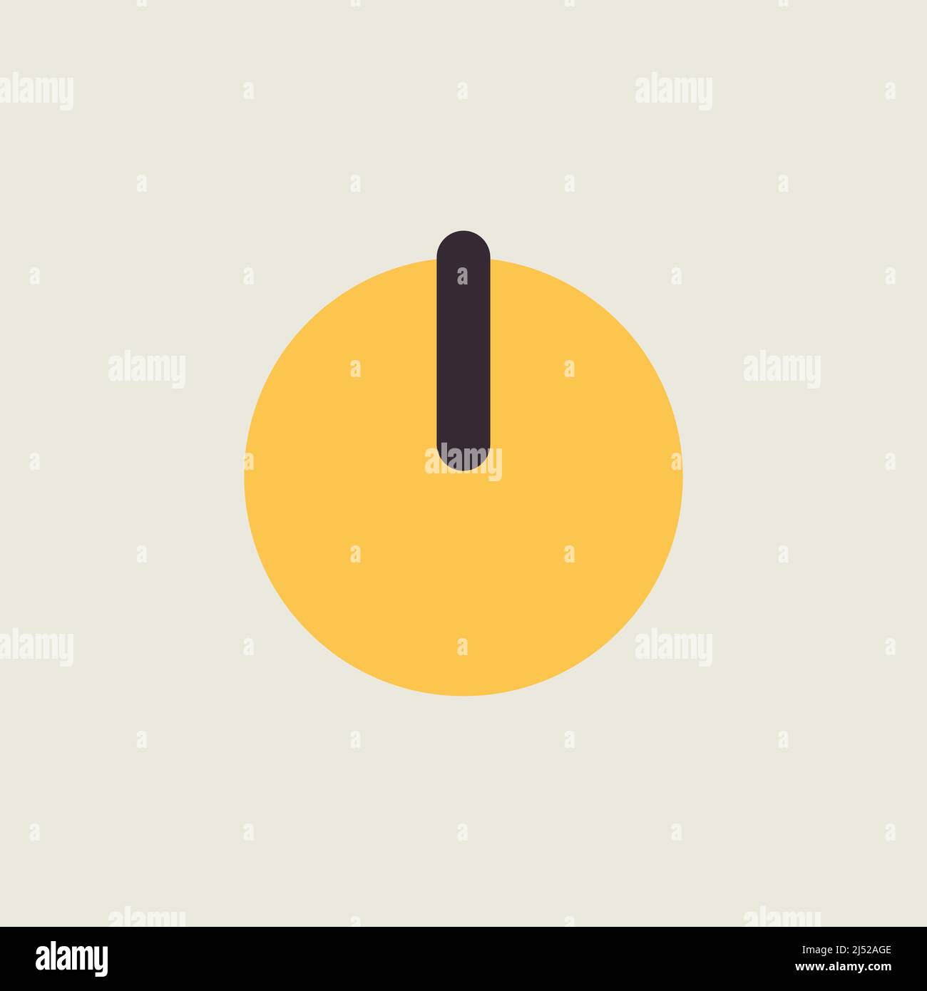 Power button vector icon. Graph symbol for music and sound web site and ...