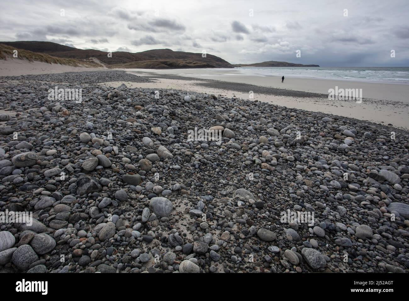 Beachcombing on Barra Stock Photo - Alamy