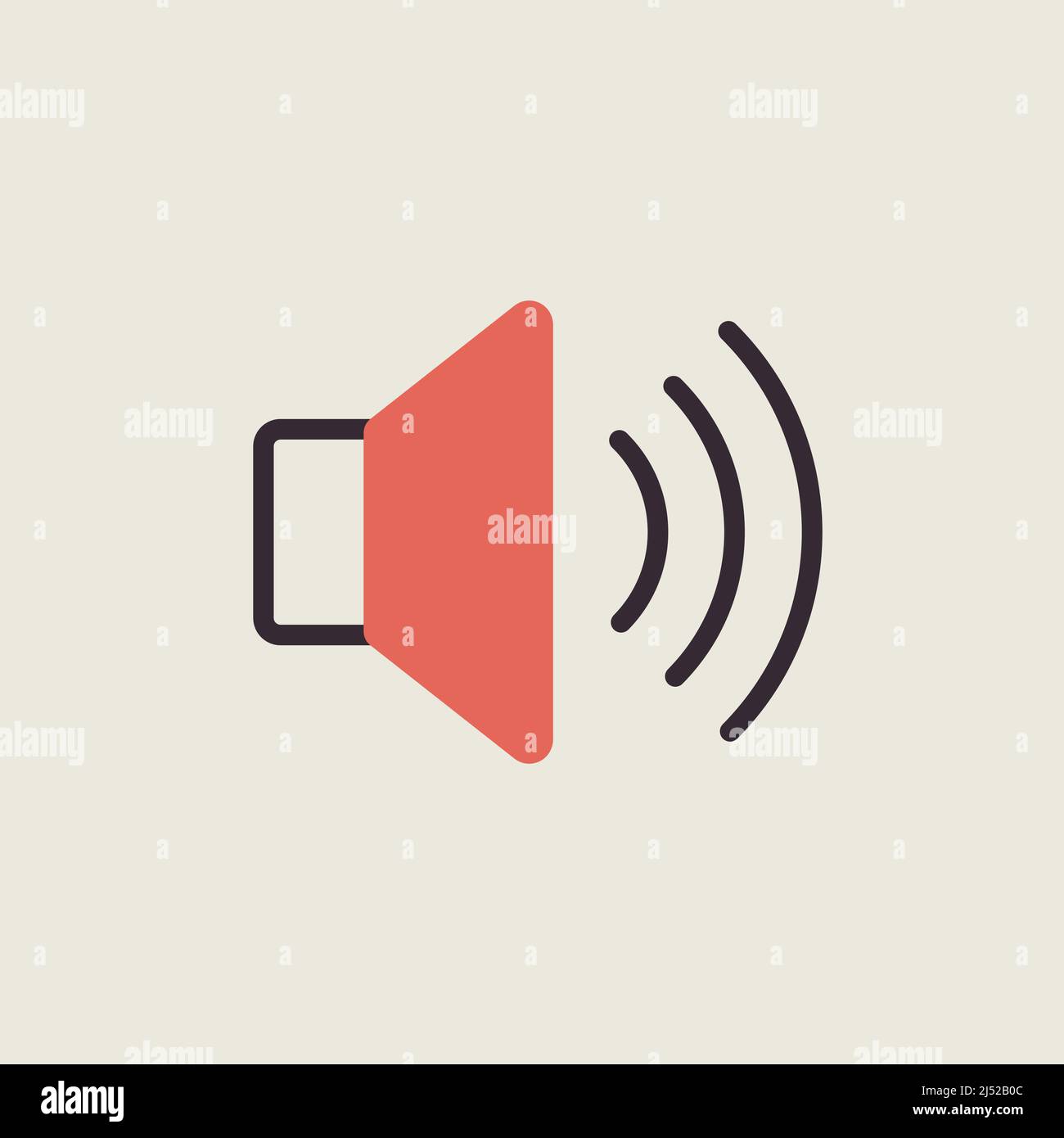 Max volume high vector icon. Graph symbol for music and sound web site ...